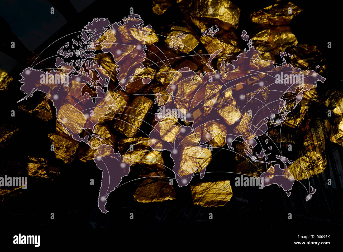 Gold mine map hi-res stock photography and images - Alamy
