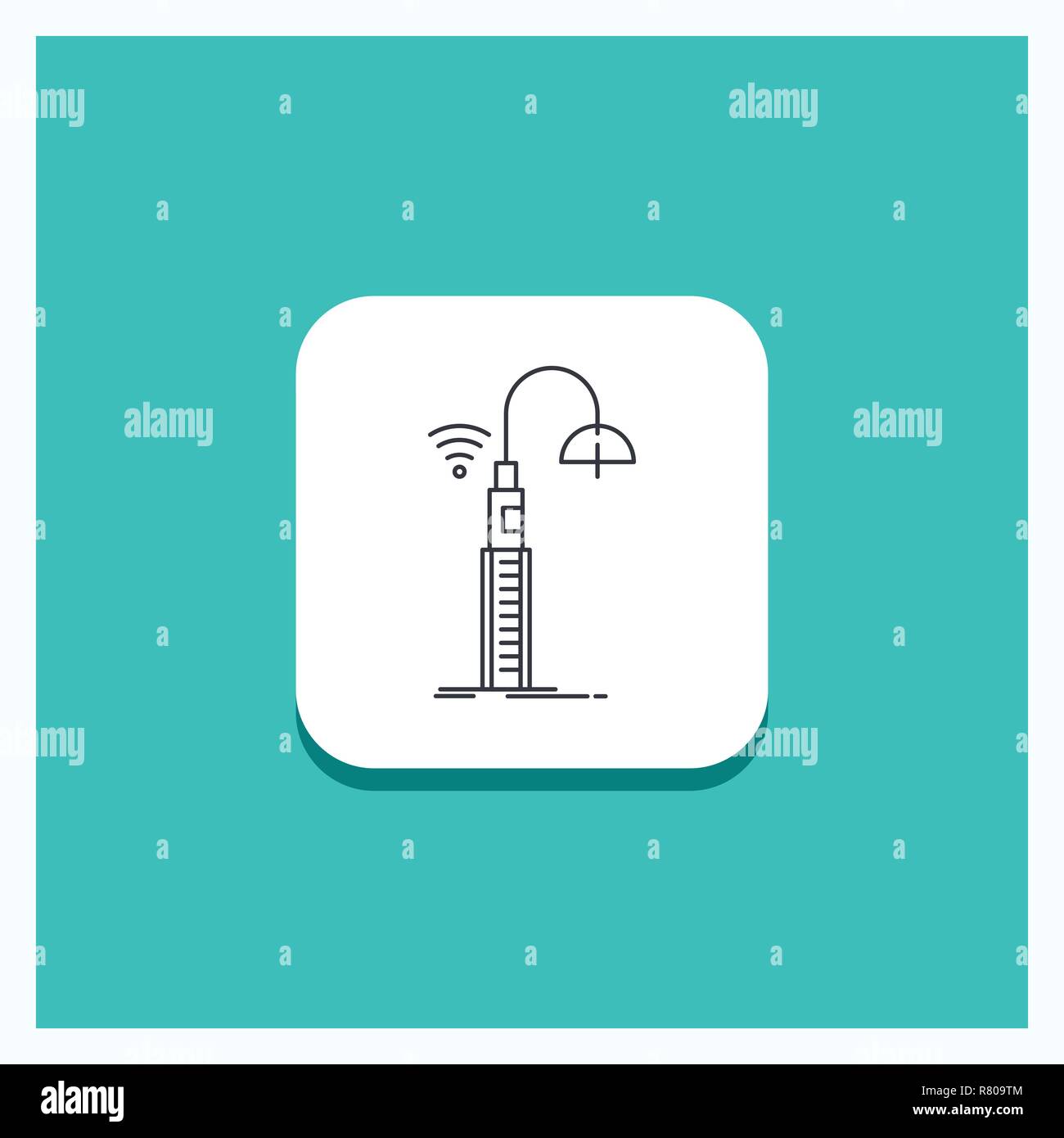 Smart street lights Stock Vector Images - Alamy