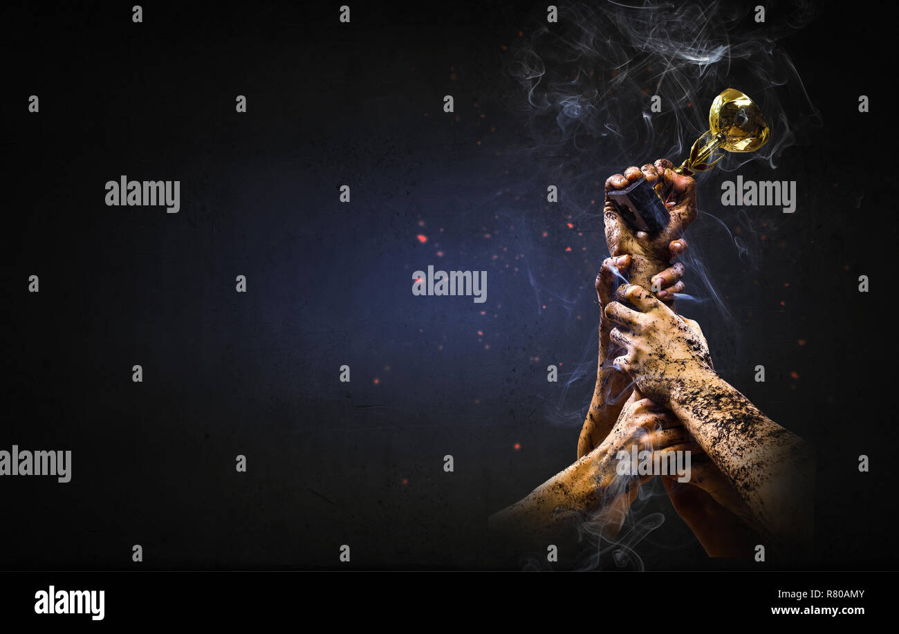 Concept of success hard work and victory Stock Photo - Alamy