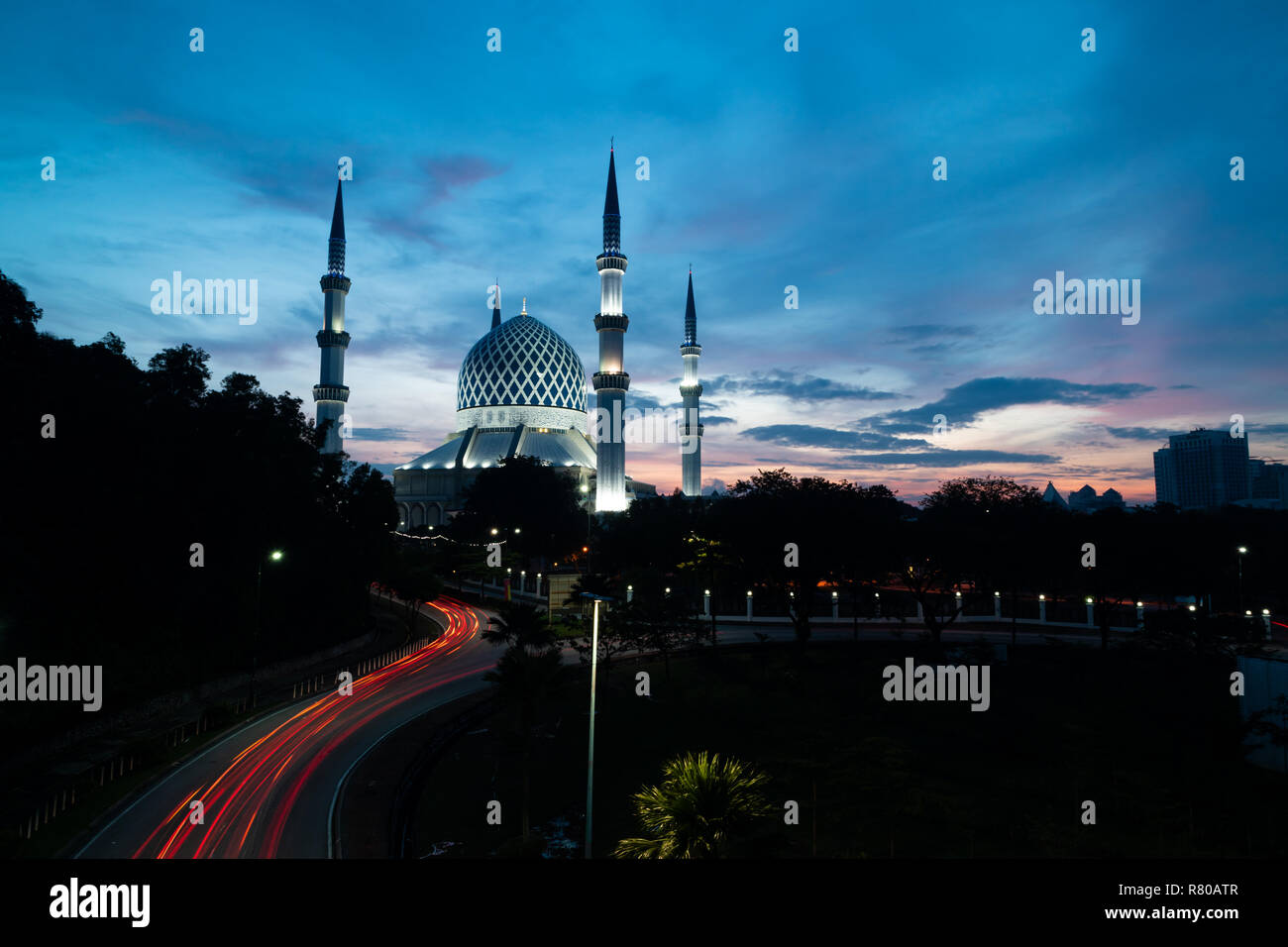 Blue mosque aerial hi-res stock photography and images - Alamy