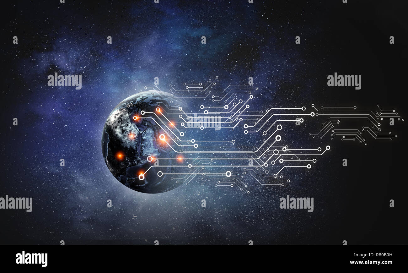 Micro technology background Stock Photo - Alamy