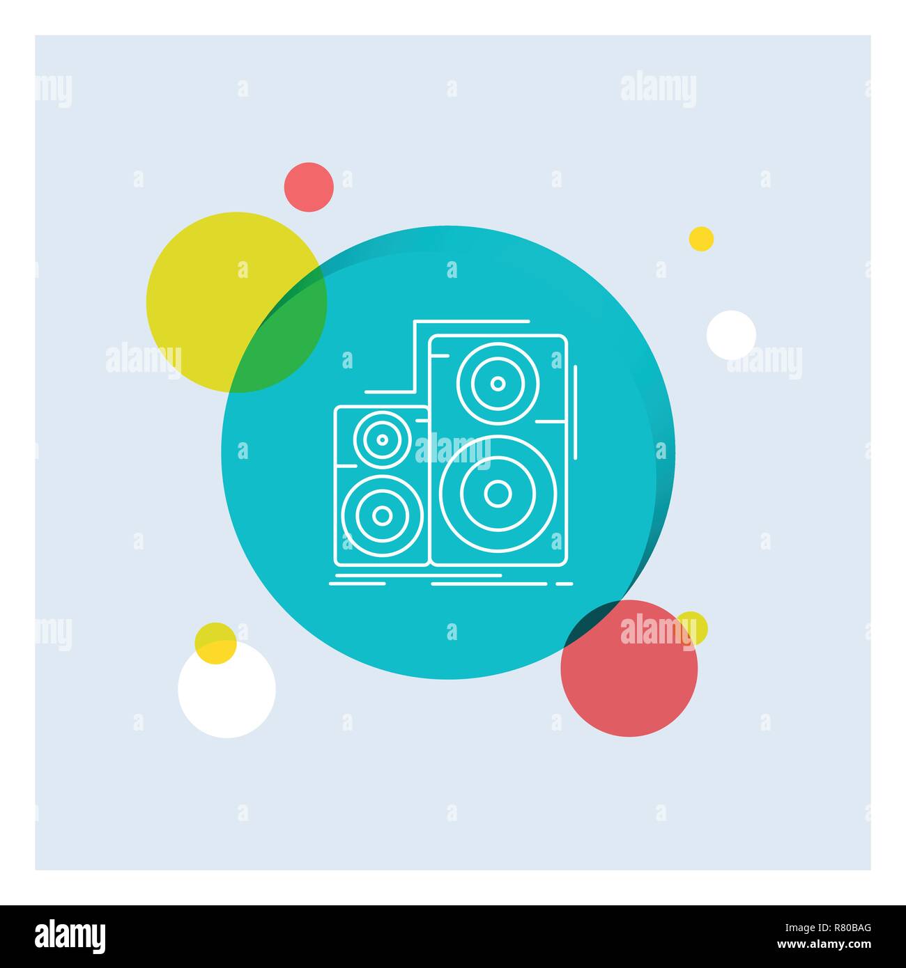 Studio monitor speakers Stock Vector Images - Alamy