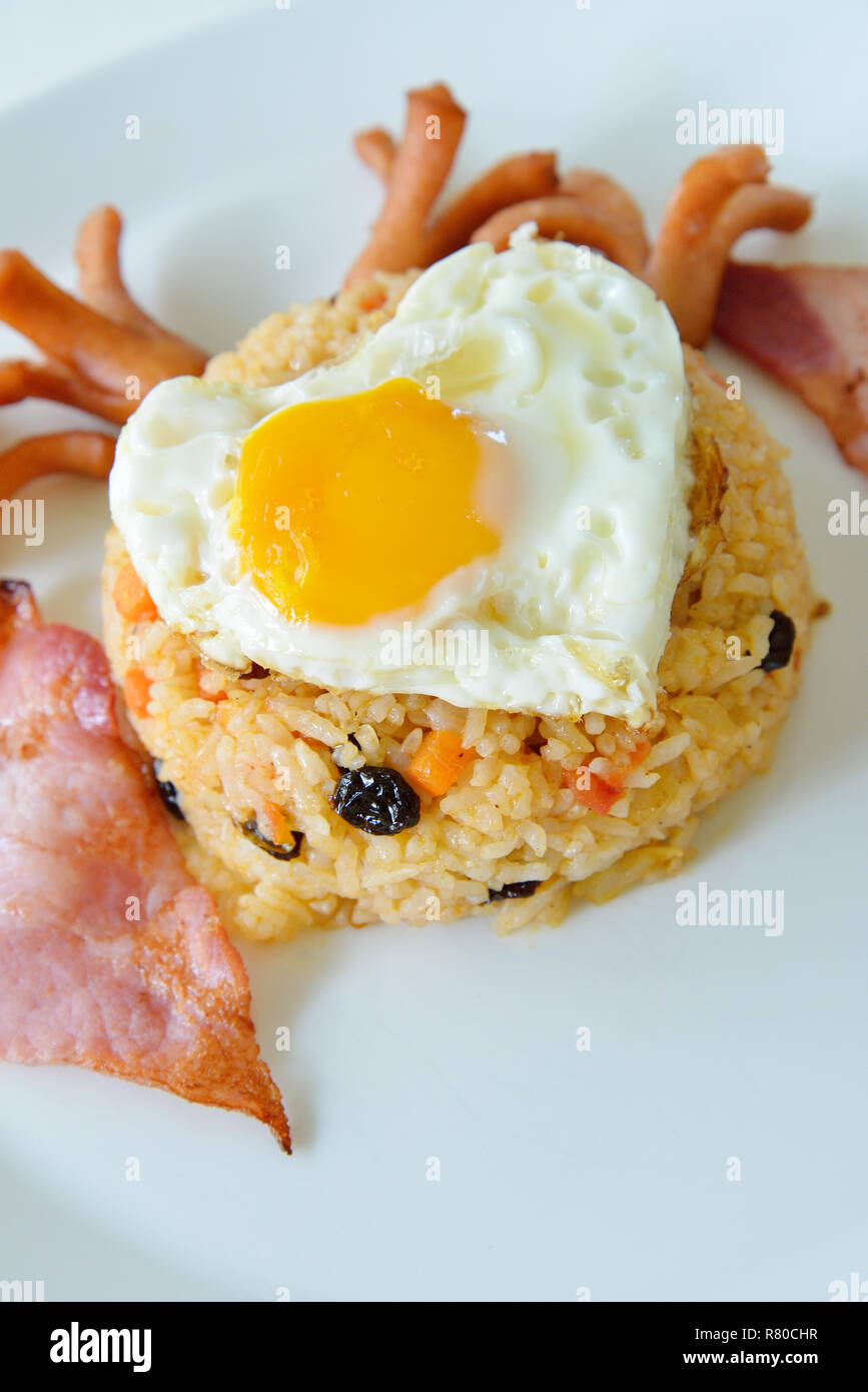 Thai food, American fried rice Stock Photo - Alamy