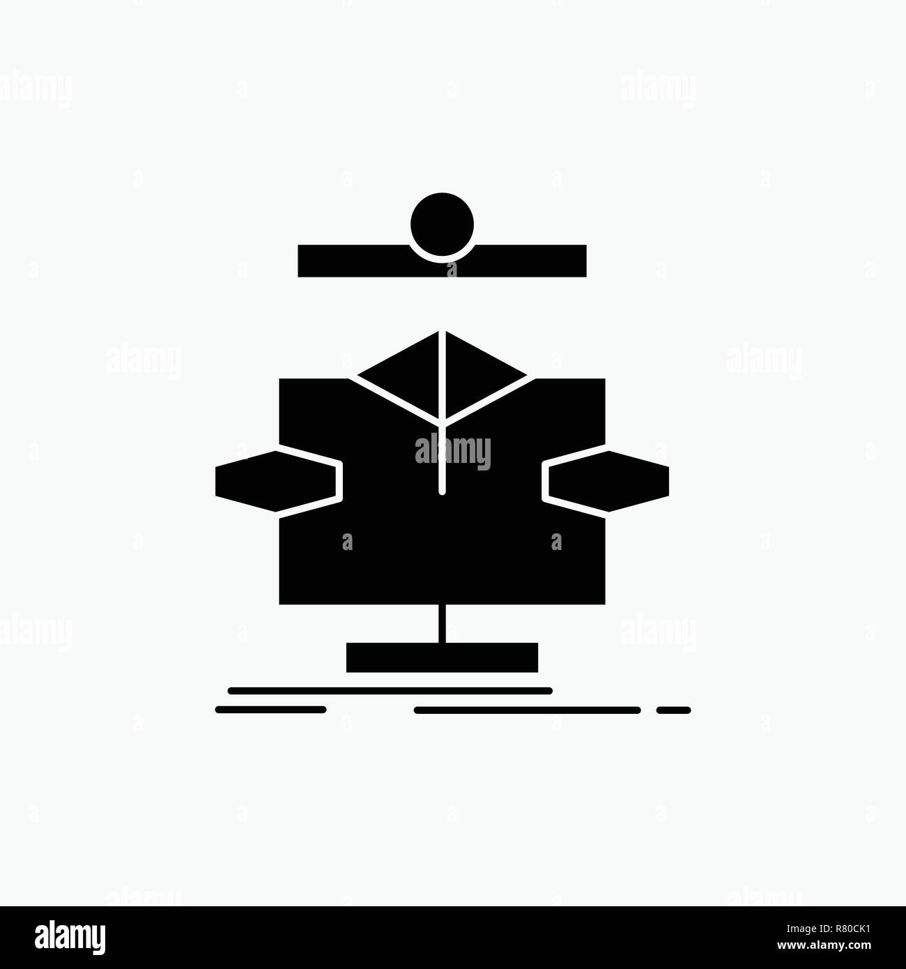 Abstract flowchart diagram computer program Stock Vector Images - Alamy