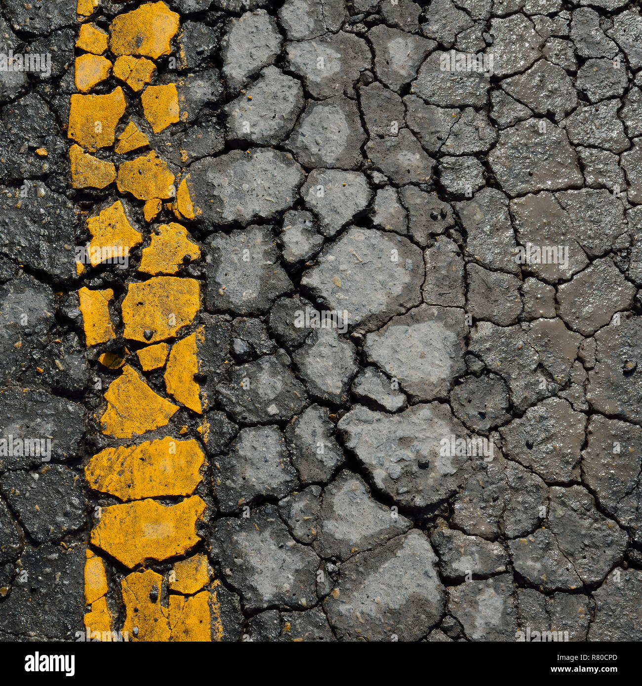 asphalt road crack texture background Stock Photo - Alamy