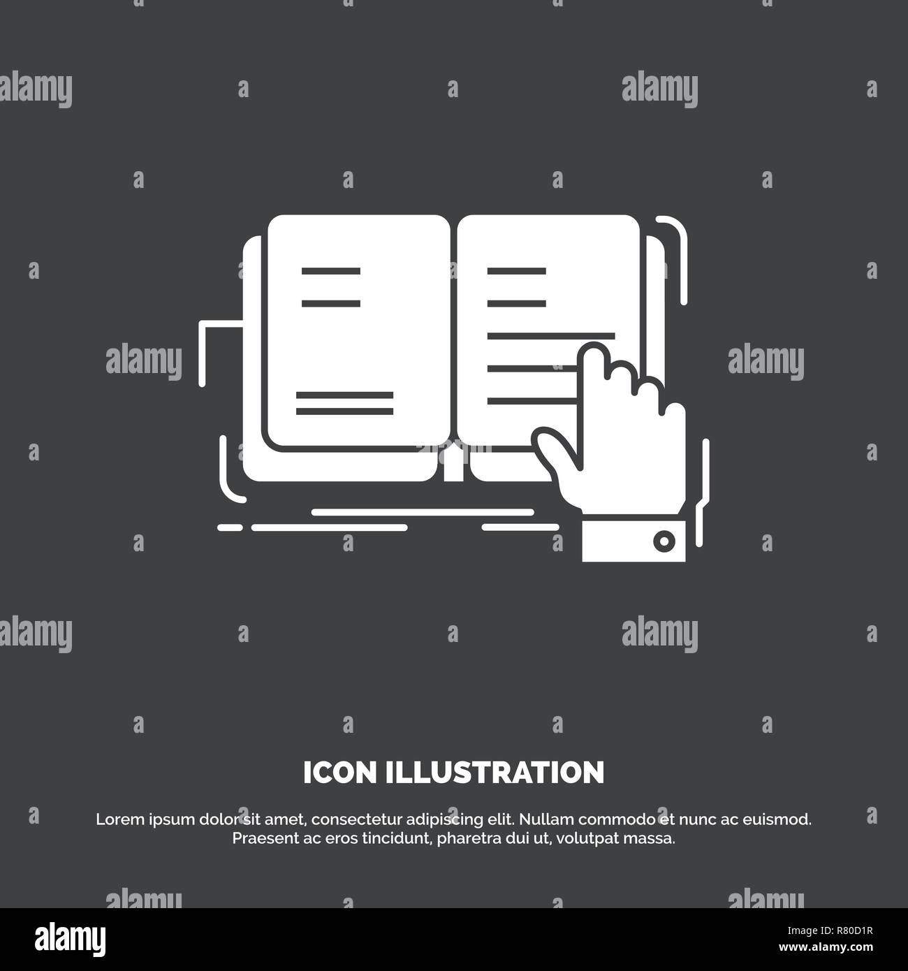 Reading icon hi-res stock photography and images - Alamy
