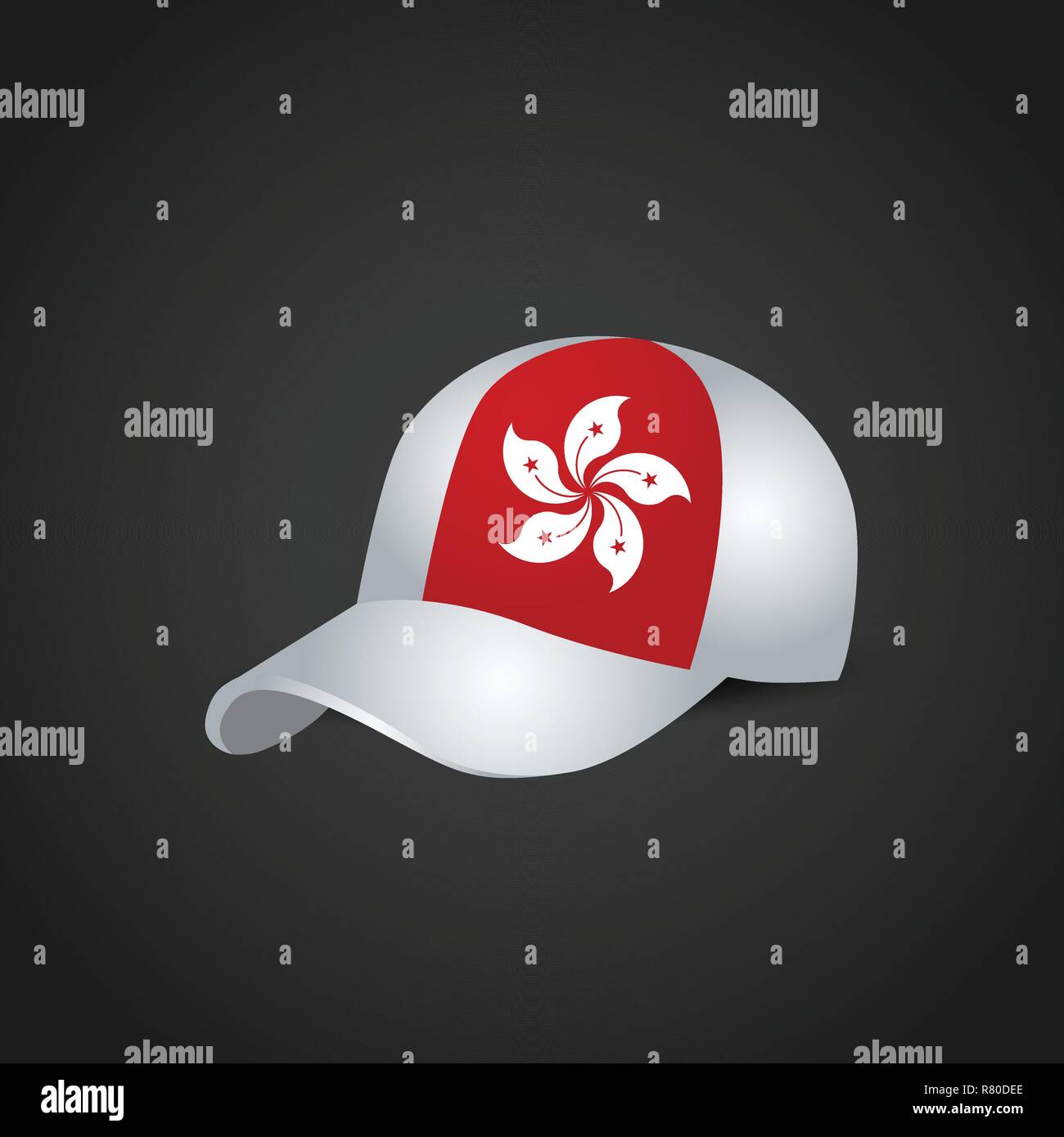 Fabric flag of the hong kong Stock Vector Images - Alamy