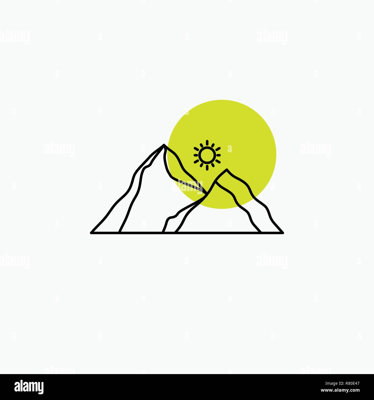 Landscapes scene scenic scenery Stock Vector Images - Alamy