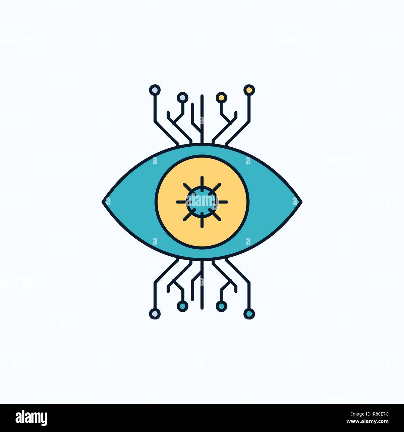Yellow spy camera sign Stock Vector Images - Alamy