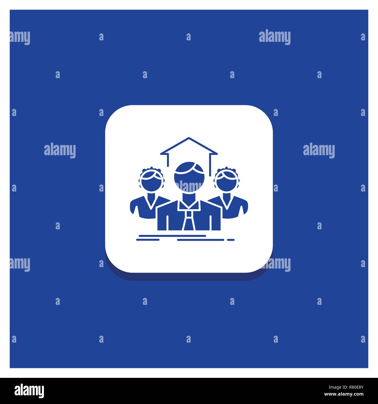 Business meeting round table Stock Vector Images - Alamy