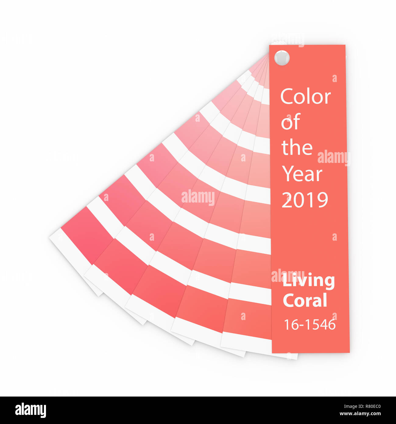 Coral Color Swatch Pantone