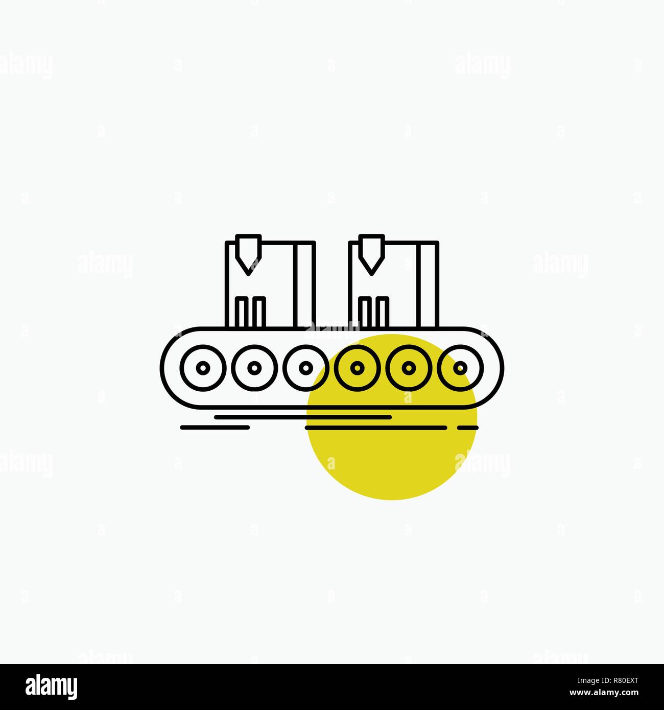 Old conveyor belt Stock Vector Images - Alamy