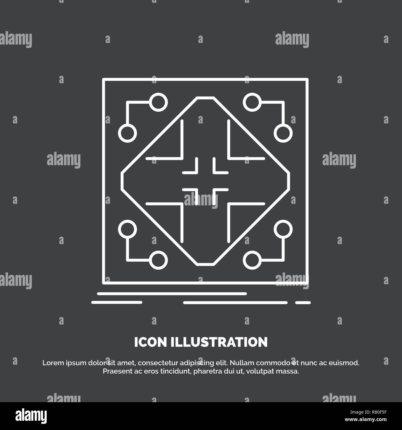 Global technology centre Stock Vector Images - Alamy