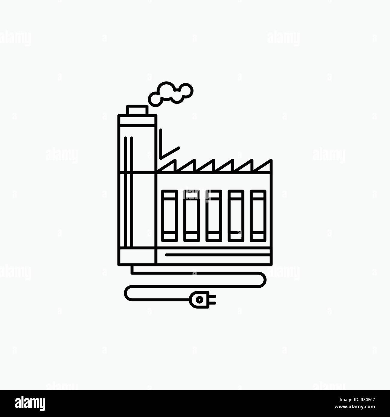 Factory manufacturing line Stock Vector Images - Alamy