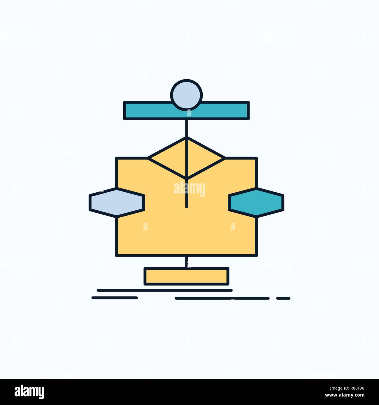 Abstract flowchart diagram computer program Cut Out Stock Images ...