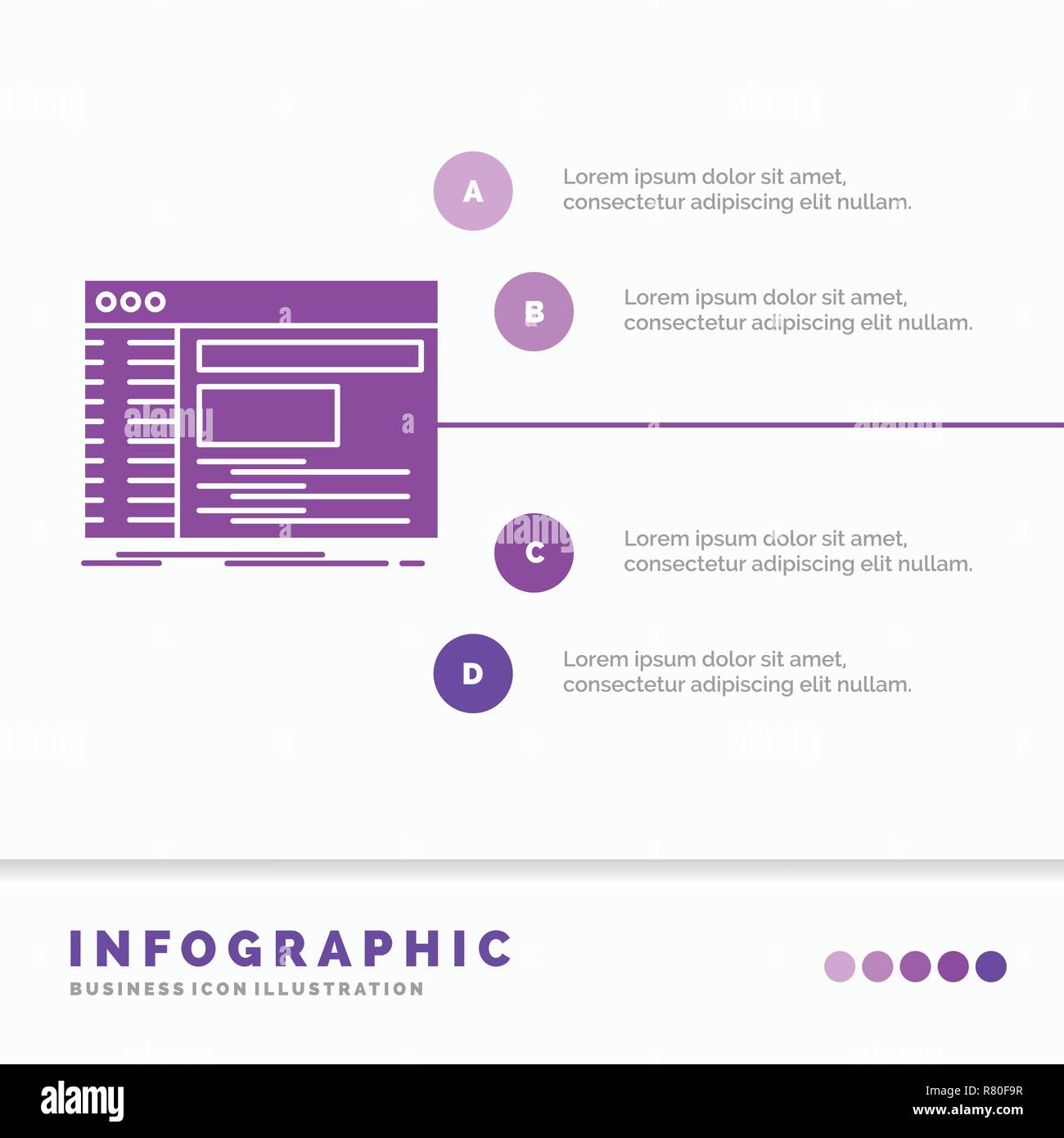 Admin, console, panel, root, software Infographics Template for Website ...