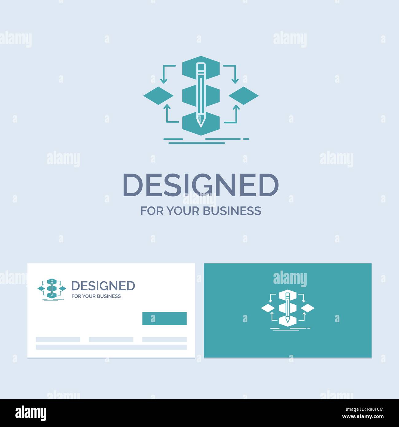 Algorithm, design, method, model, process Business Logo Glyph Icon Symbol for your business ...