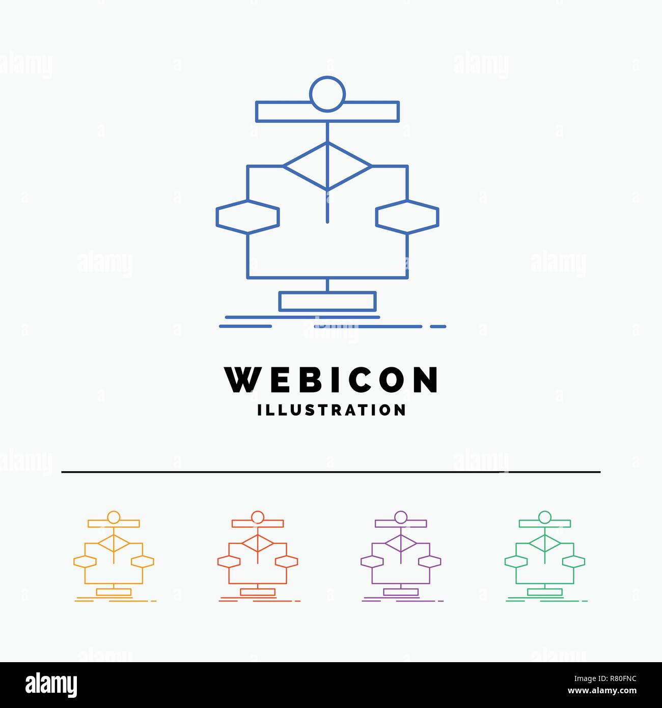 Abstract flowchart diagram computer program Cut Out Stock Images ...