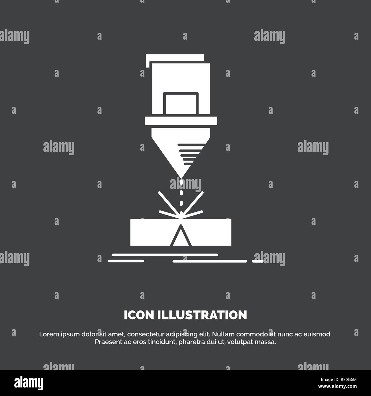 Hot iron industrial robot Stock Vector Images - Alamy