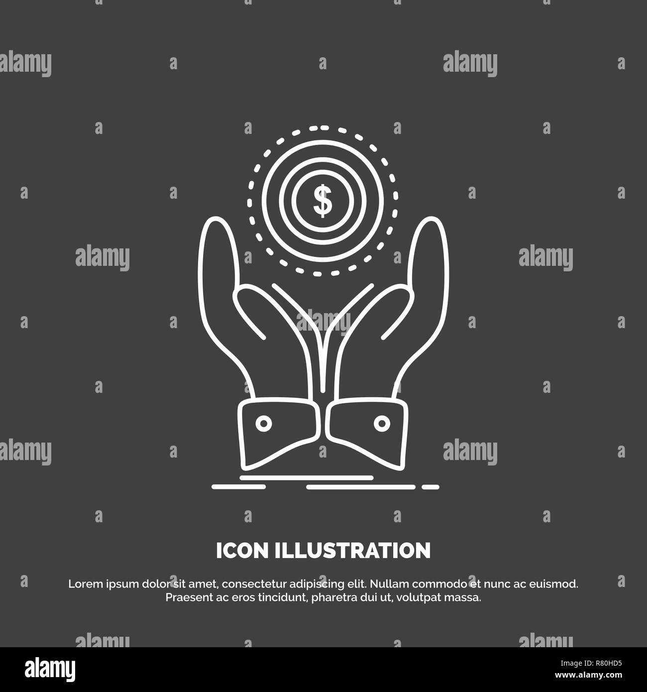 Income icon hi-res stock photography and images - Alamy