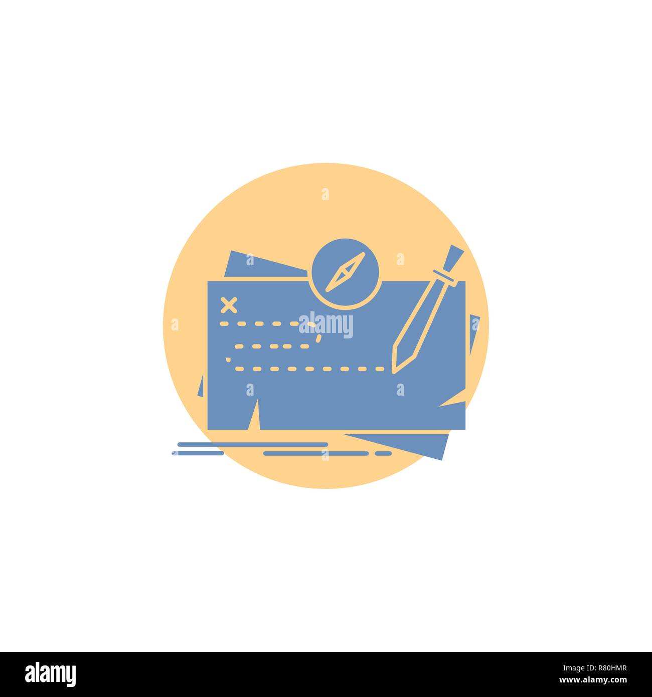 Map of rock lake Stock Vector Images - Alamy