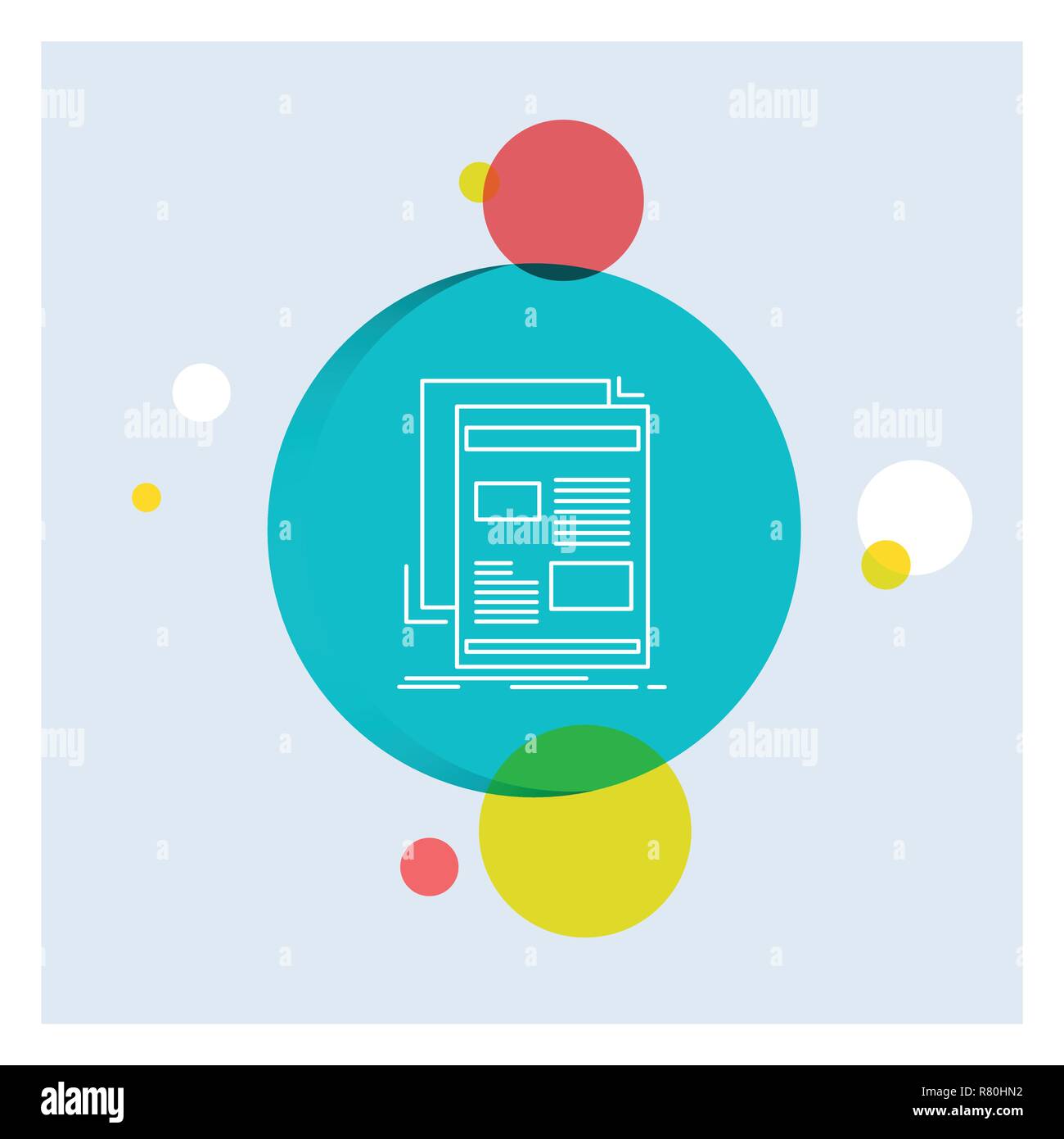 Newspaper red circle hi-res stock photography and images - Alamy