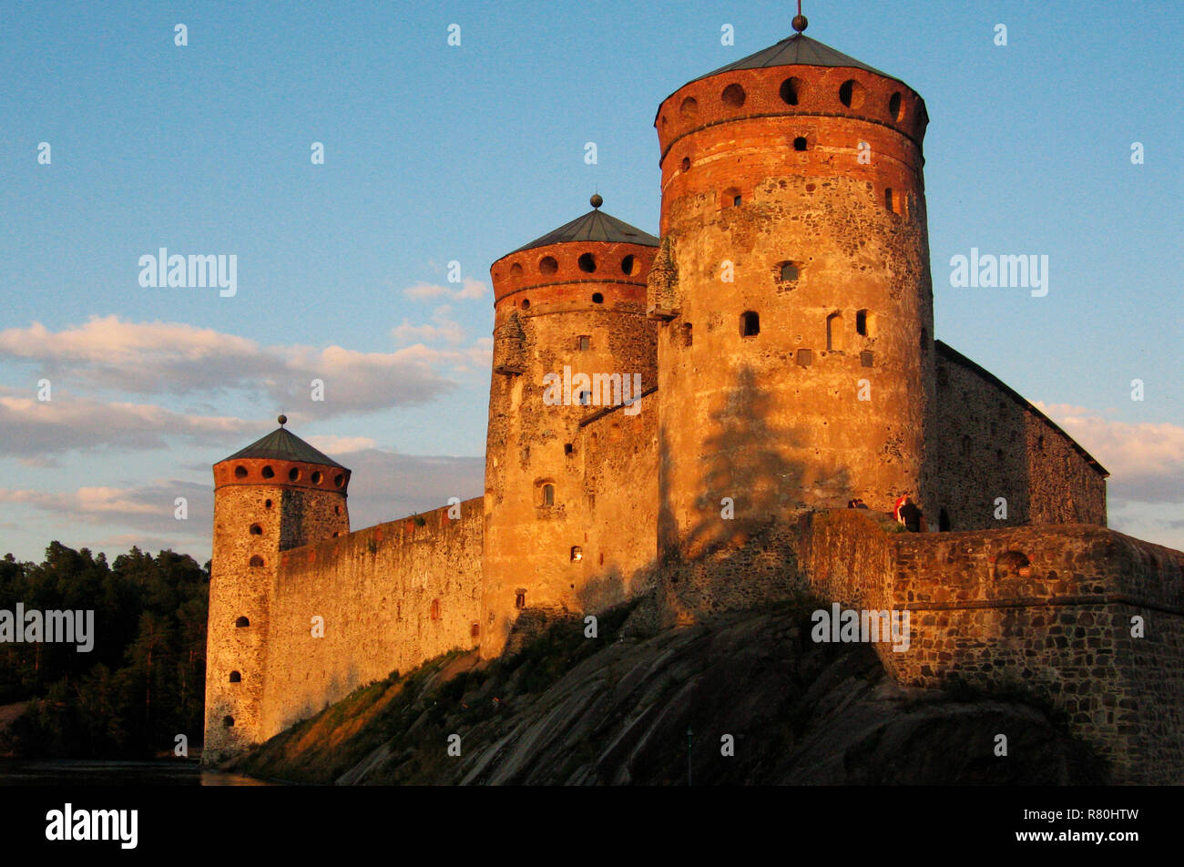 Olavinlinna is a 15th-century three-tower castle located in Savonlinna ...