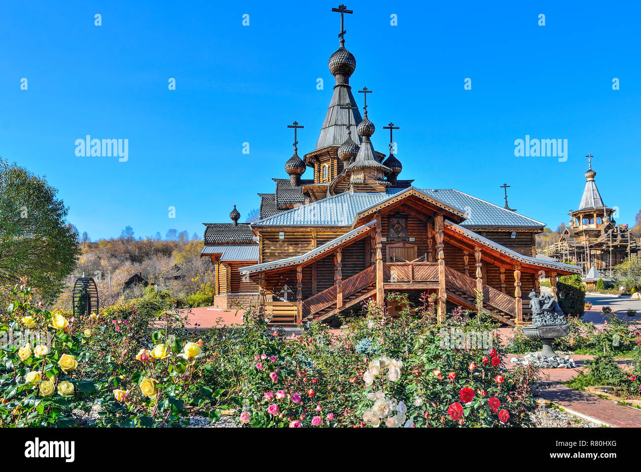 Rose cross temple hi-res stock photography and images - Alamy