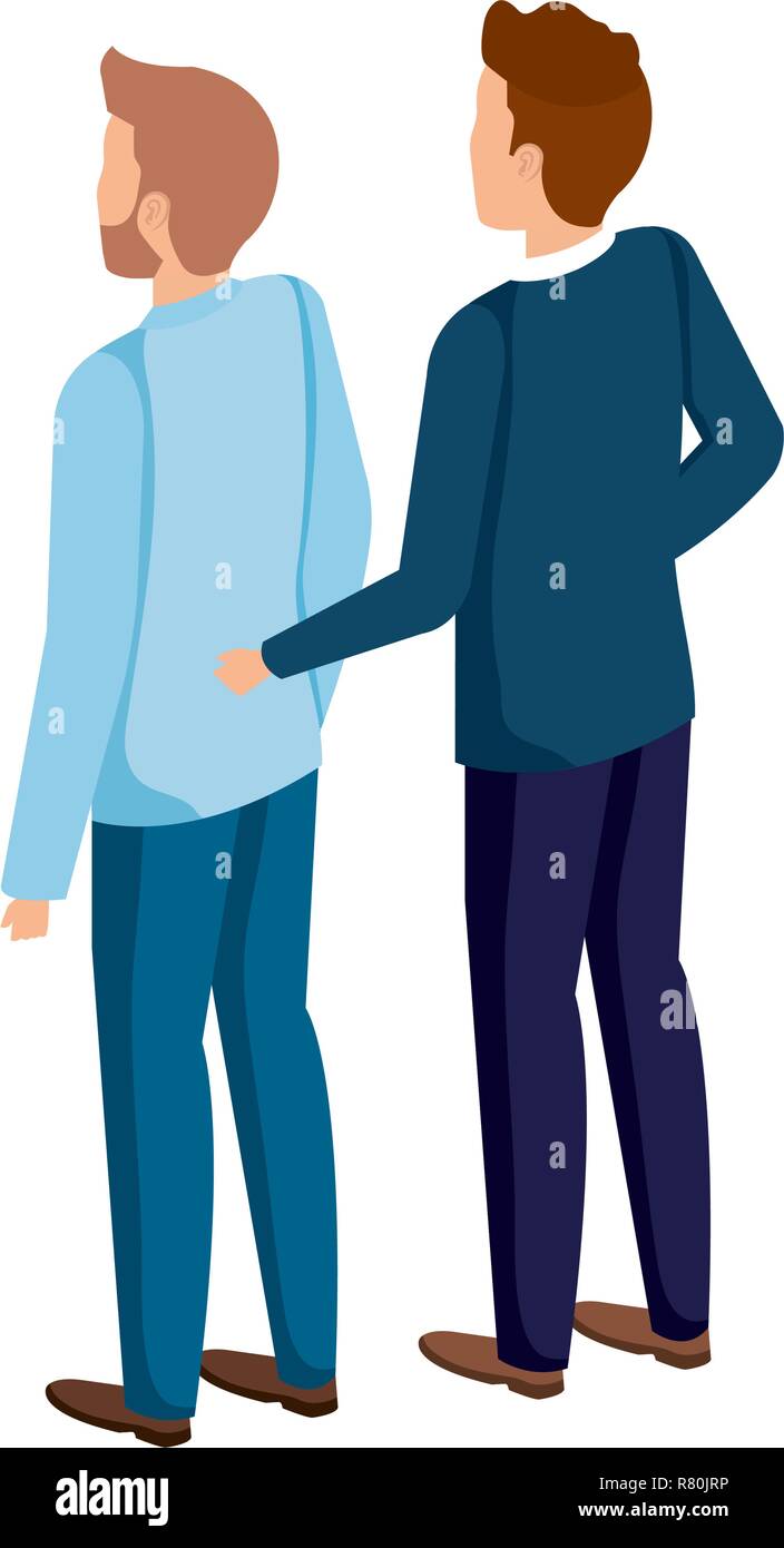 Couple pose fashion trendy Stock Vector Images - Alamy