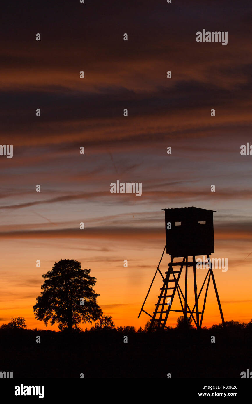 Deer Hunt Tree Stand High Resolution Stock Photography and Images - Alamy