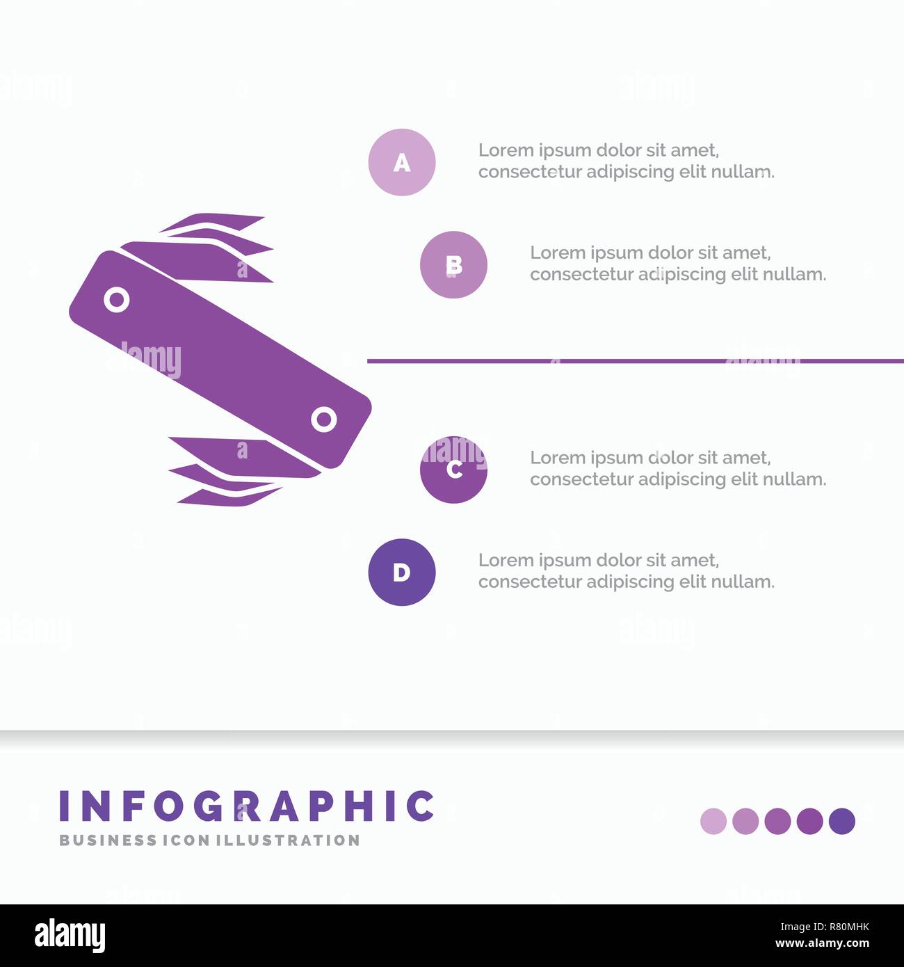 knife, army, camping, swiss, pocket Infographics Template for Website ...