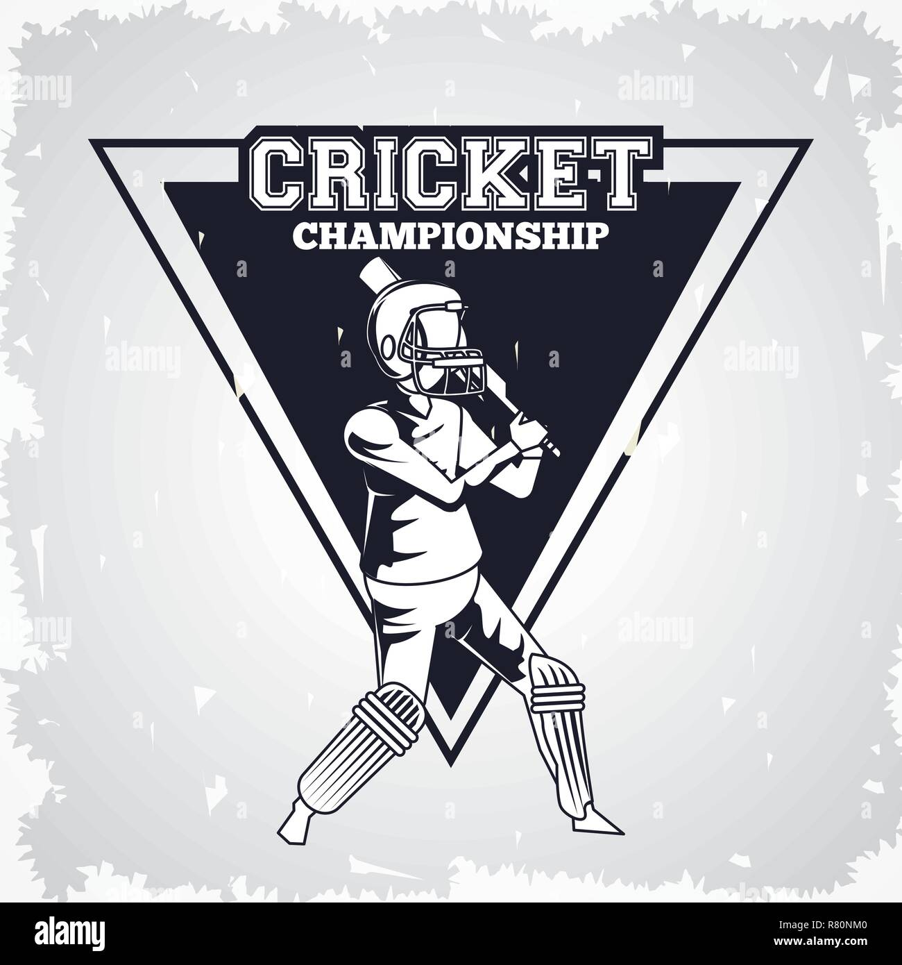 cricket player icon Stock Vector Image & Art - Alamy