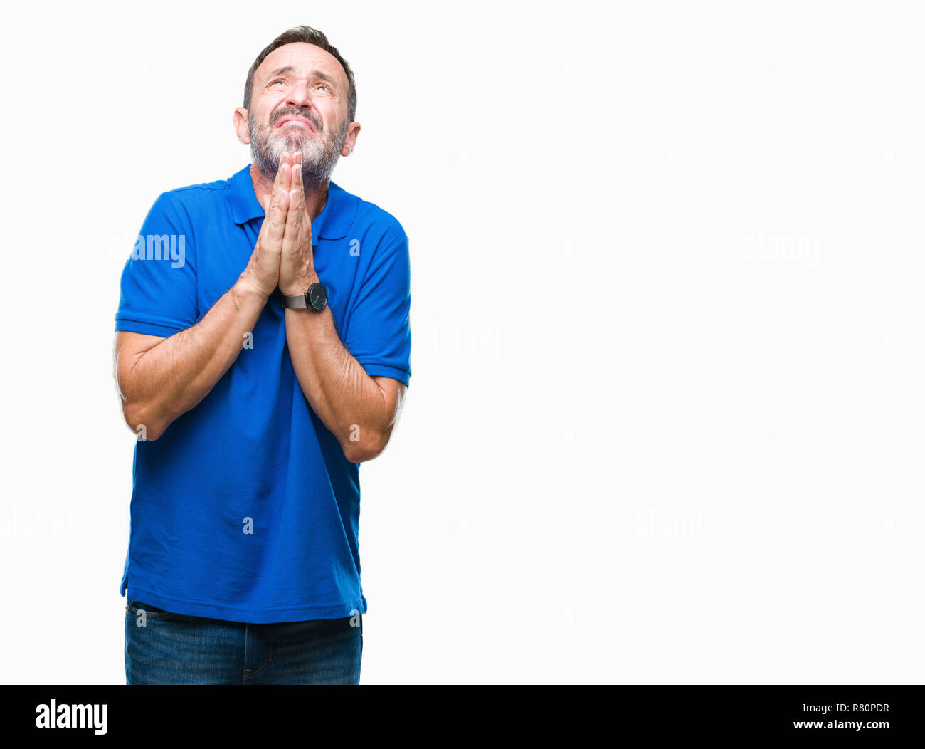 God please help portrait Cut Out Stock Images & Pictures - Alamy