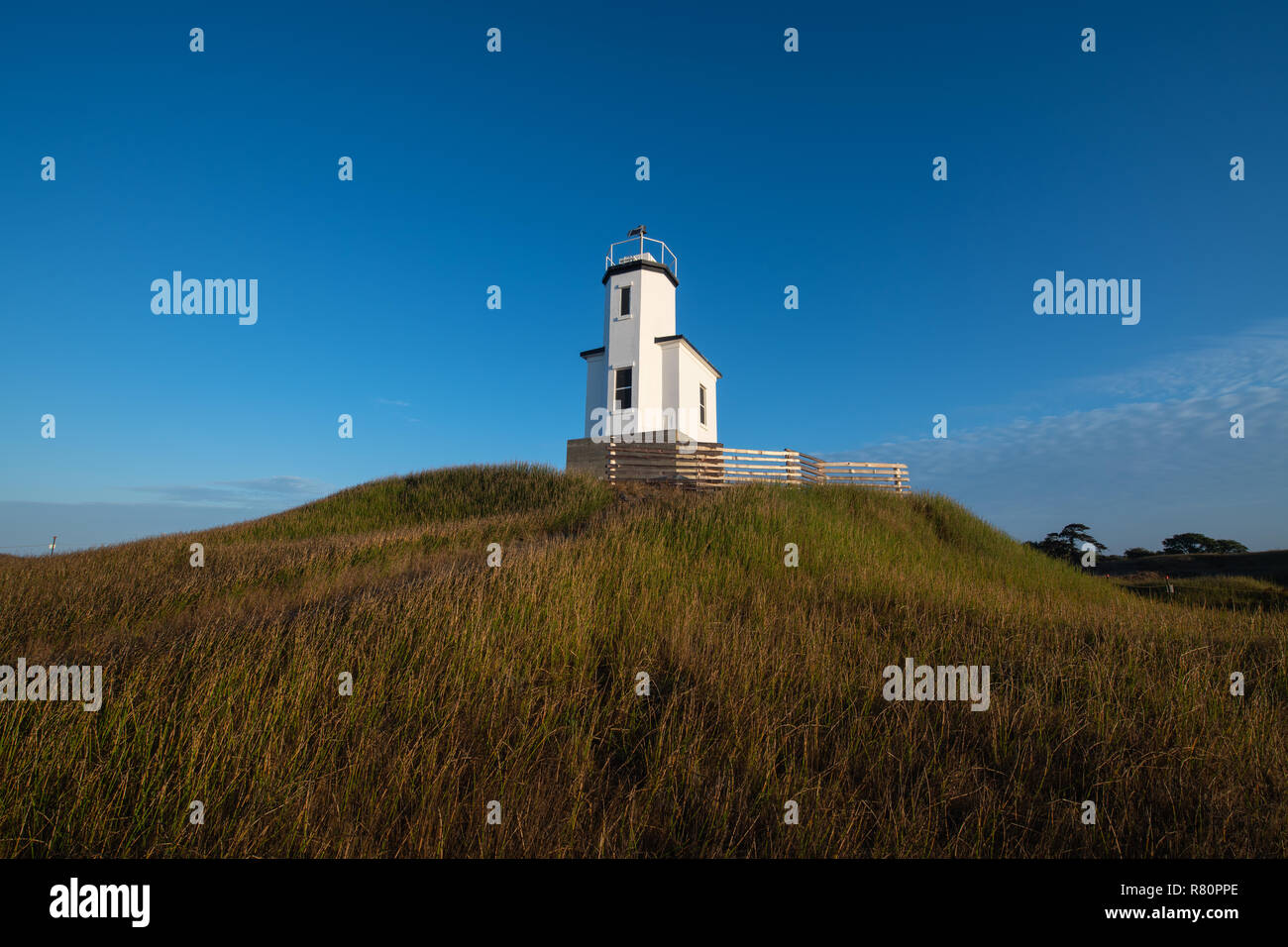 Cattle Point Lighthouse Stock Photo - Alamy