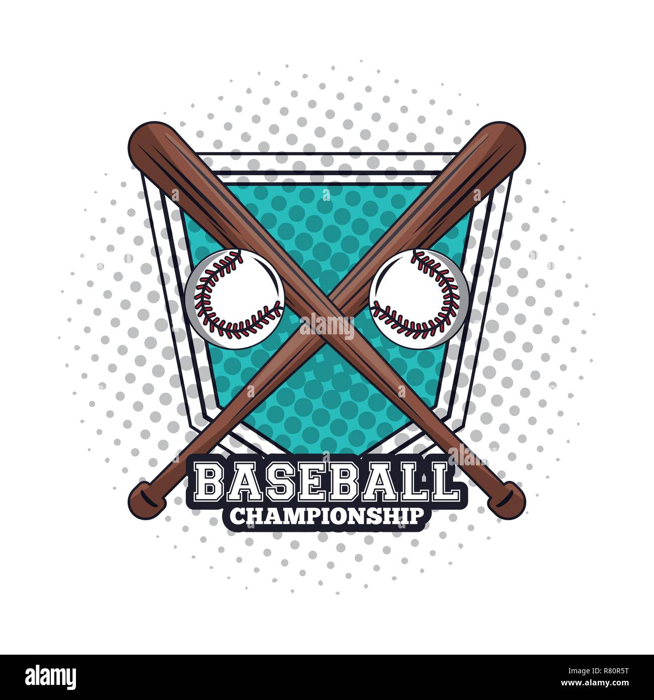 Baseball championship emblem Stock Vector Image & Art - Alamy
