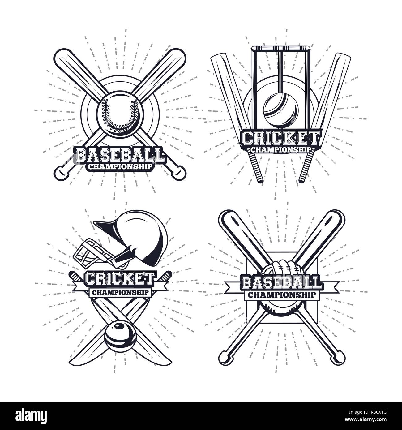 Cricket cap Stock Vector Images - Alamy