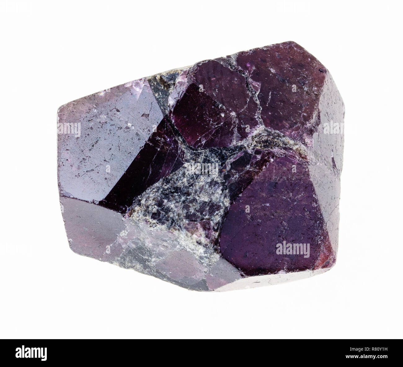 macro photography of natural mineral from geological collection - rough ...