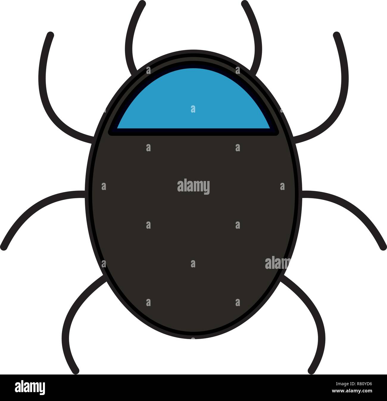bug animal isolated icon vector illustration design Stock Vector Image ...