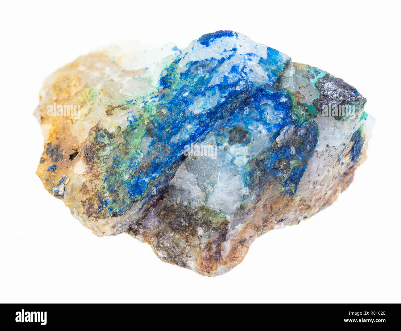 macro photography of natural mineral from geological collection ...