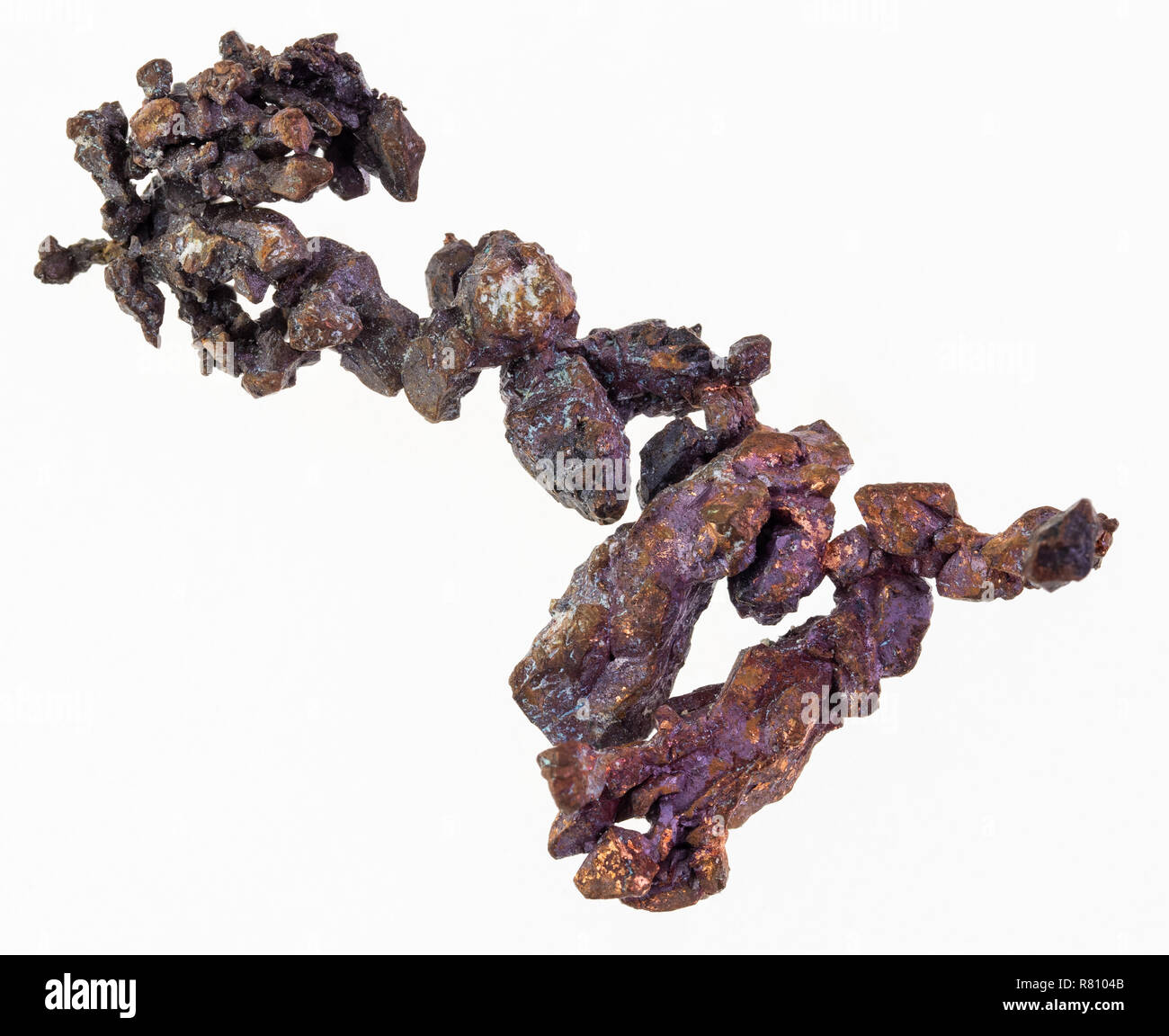 macro photography of natural mineral from geological collection - rough ...