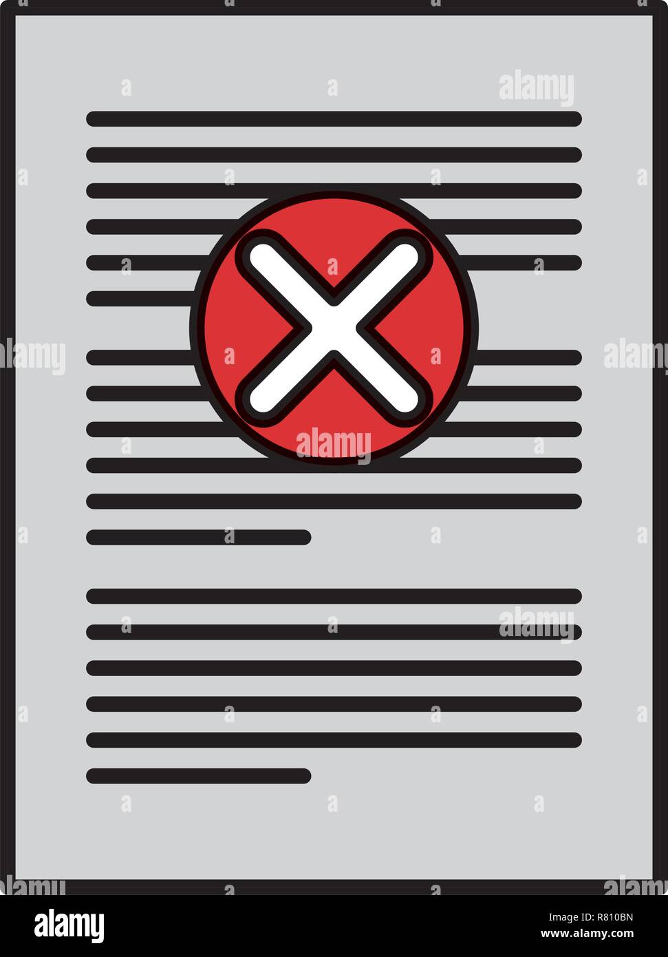 Disapproved vector vectors hi-res stock photography and images - Alamy