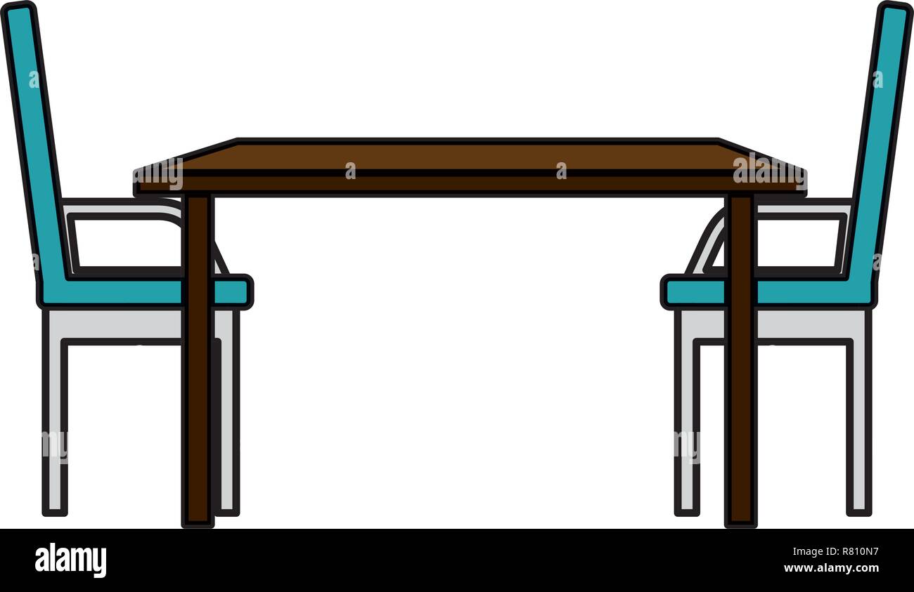 table and chair dinning room vector illustration design Stock Vector ...