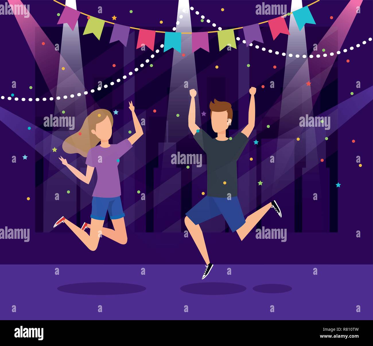 Friendship fest Stock Vector Images - Alamy