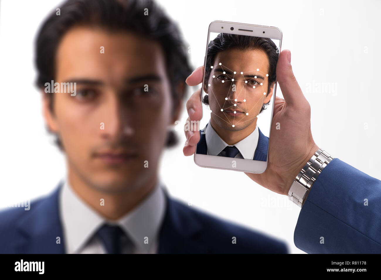 Concept of face recognition software and hardware Stock Photo - Alamy