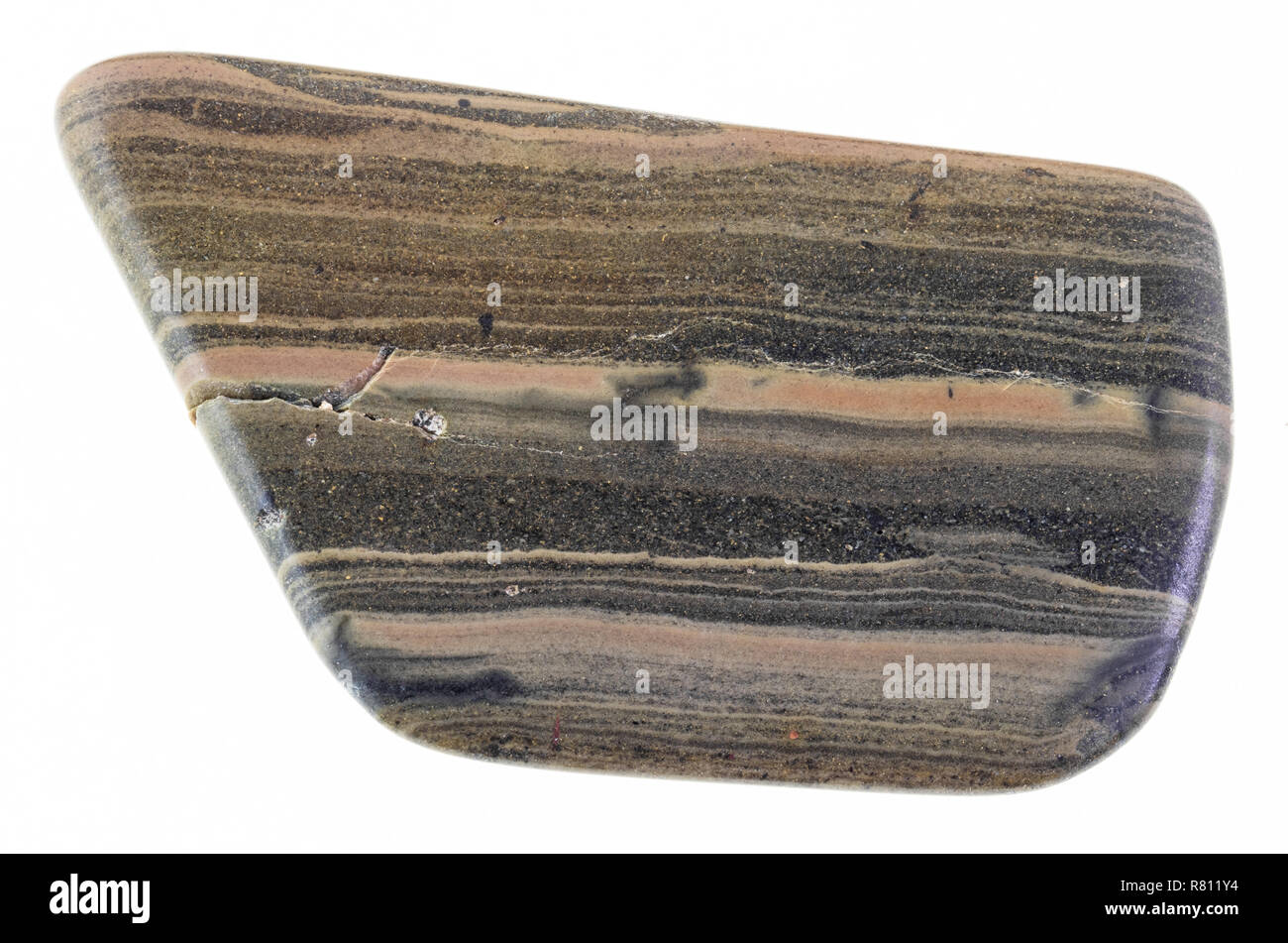 macro photography of natural mineral from geological collection ...