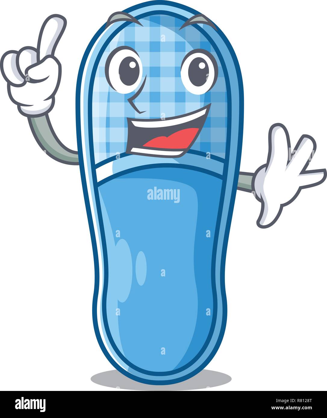 Finger slippers on the carpet a cartoon Stock Vector Image & Art - Alamy