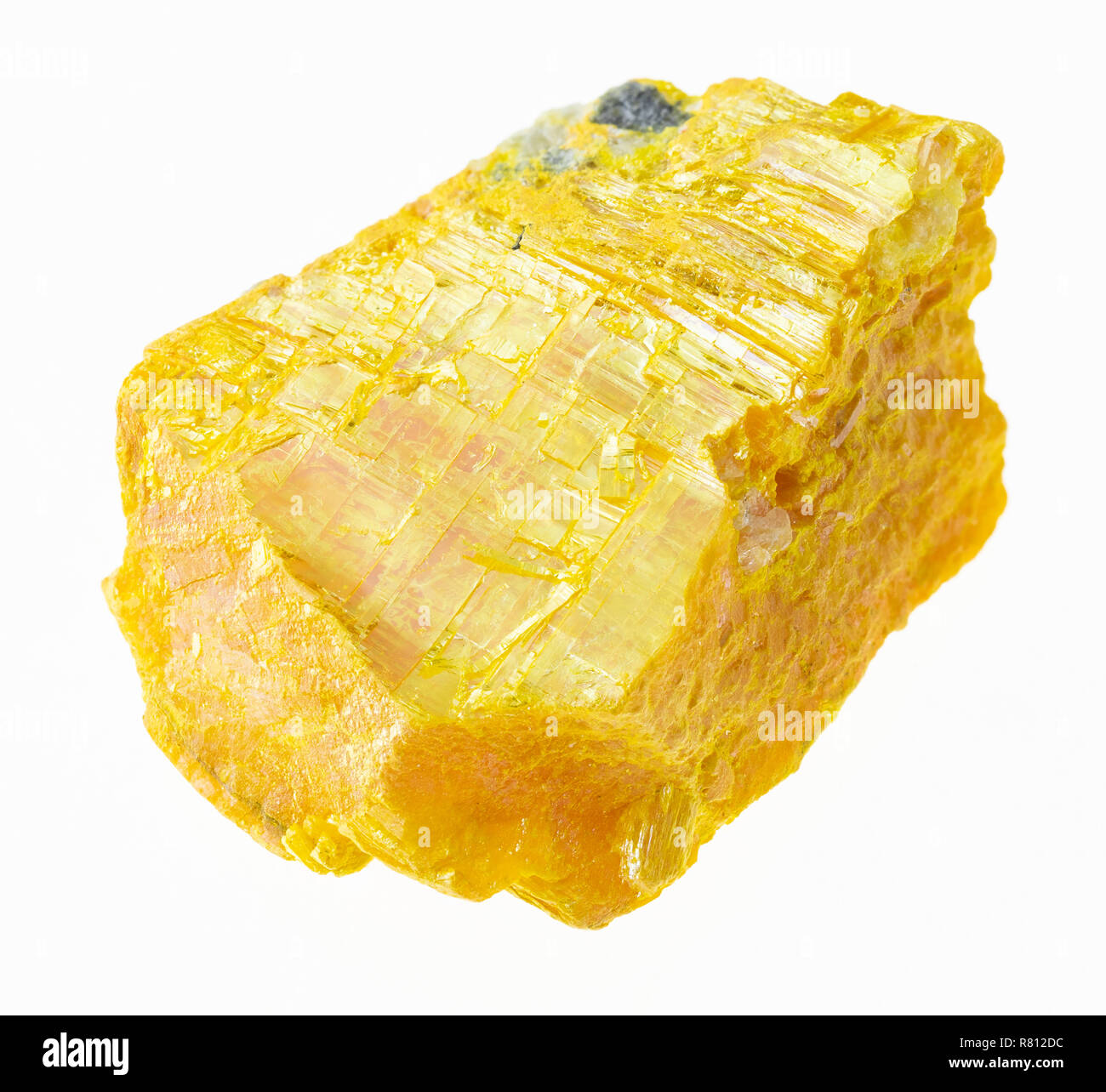 macro photography of natural mineral from geological collection - rough ...