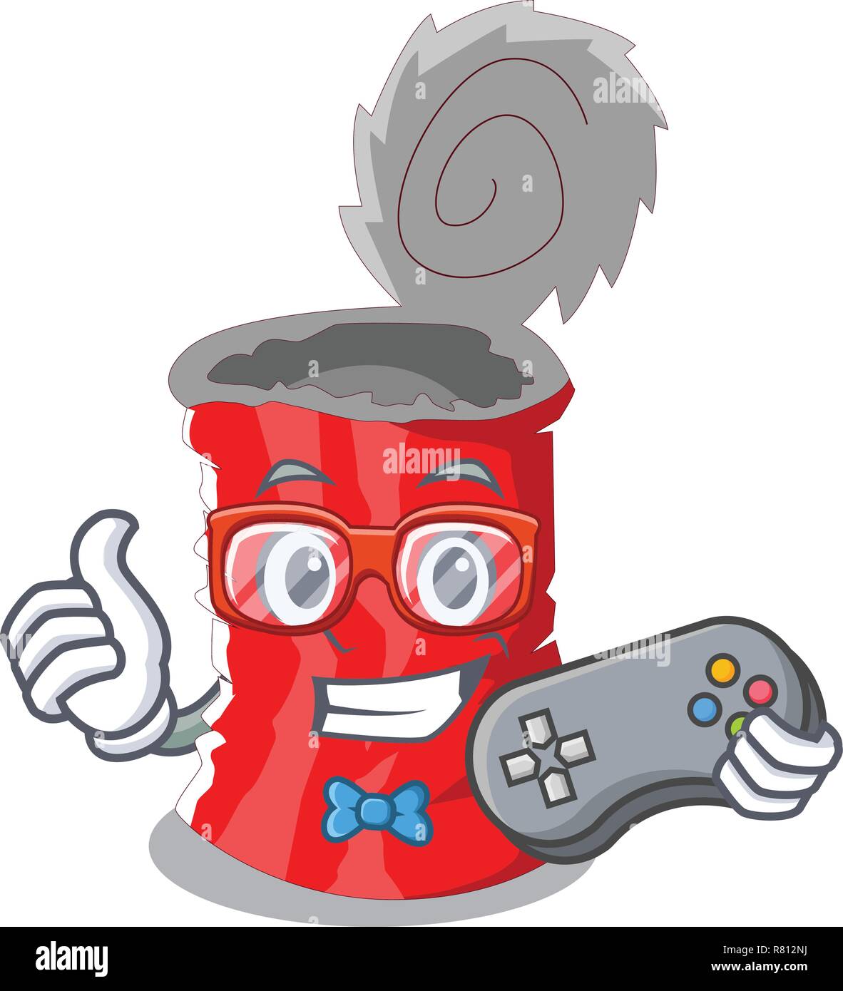 Gamer set of metallic tin can cartoon Stock Vector Image & Art - Alamy