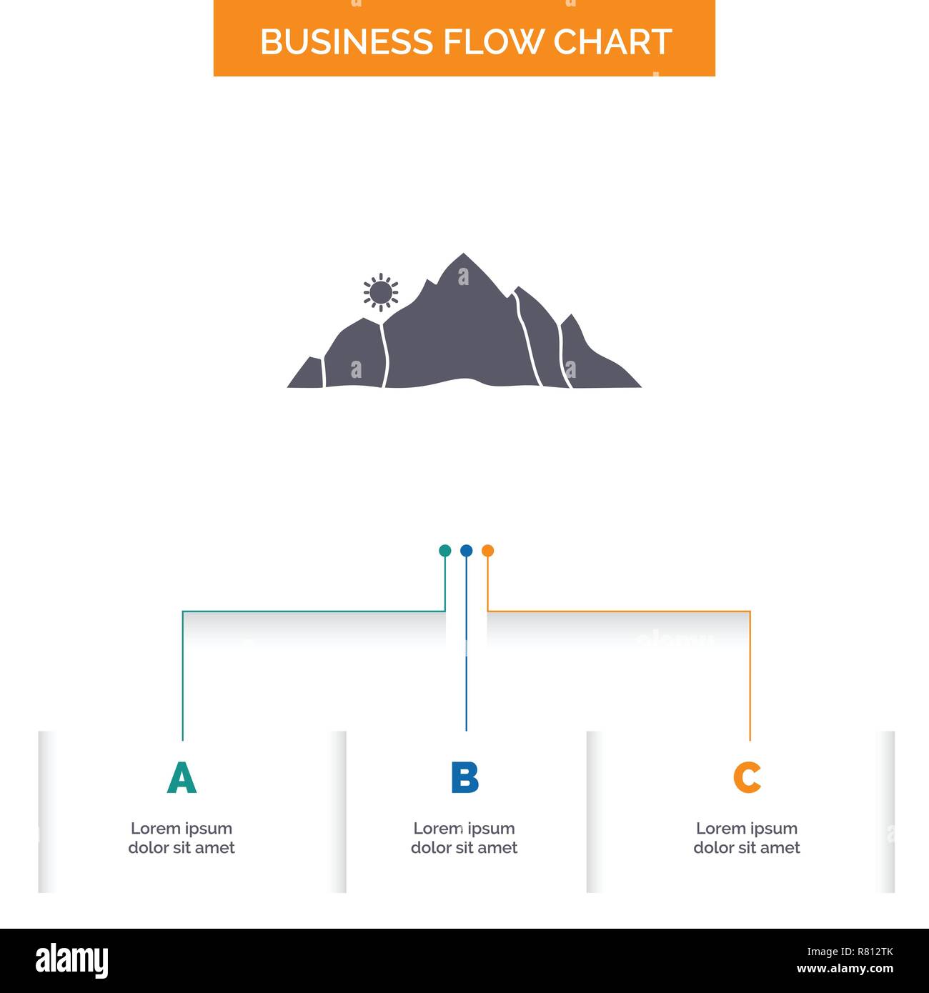 hill, landscape, nature, mountain, scene Business Flow Chart Design ...