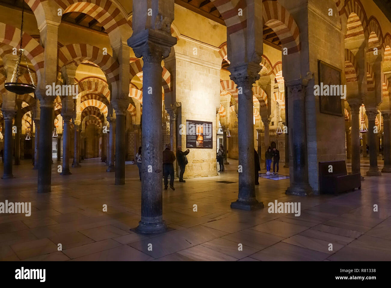 Interior of the Cordoba Mosque, Cathedral, cordova, Great mosque of ...